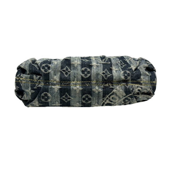Louis Vuitton | Bags | Louis Vuitton Mini Pleaty Raye Monogram Denim ...